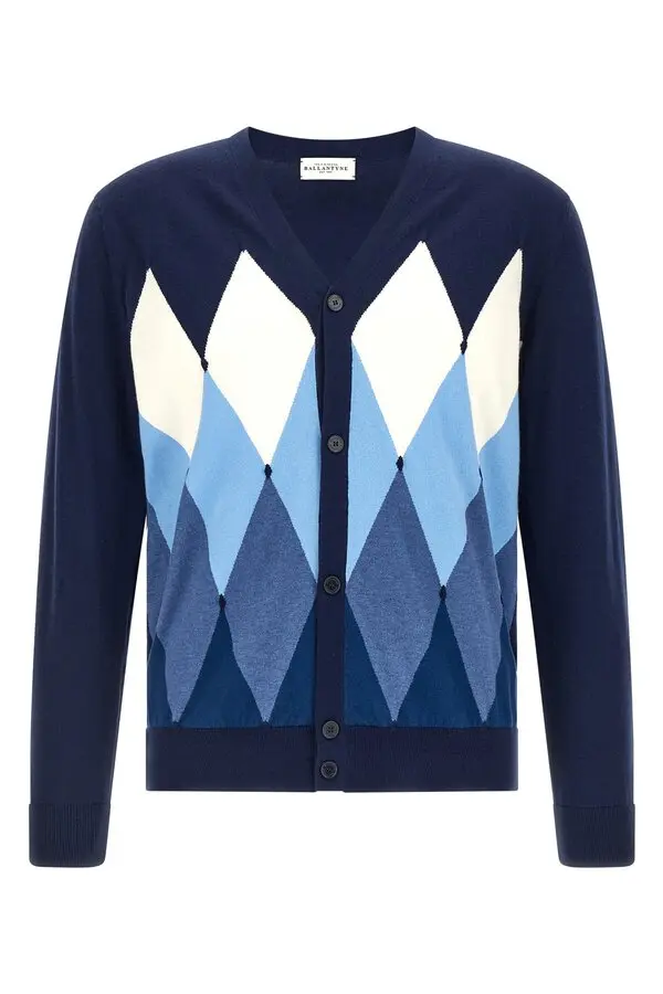 BALLANTYNE Cardigan Argyle