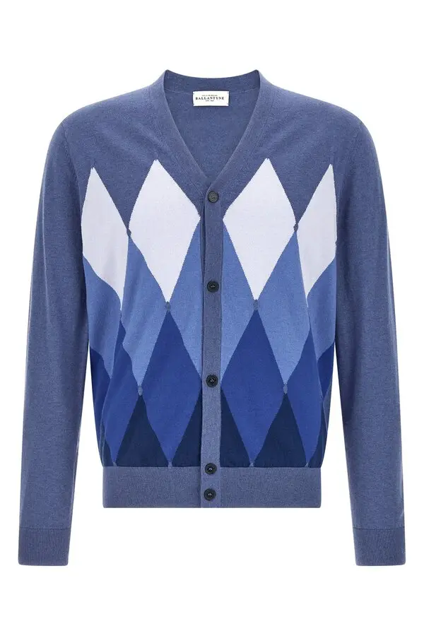 BALLANTYNE Cardigan Argyle