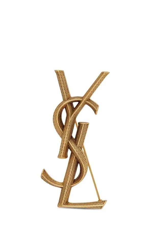Saint Laurent Opyum' Brooch - Gold