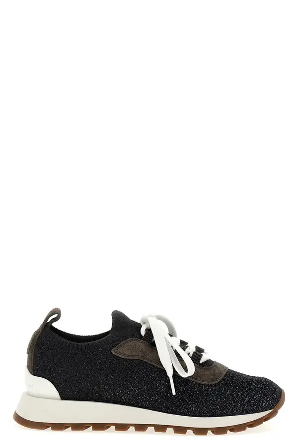 Brunello Cucinelli Lurex Low Top Sneakers