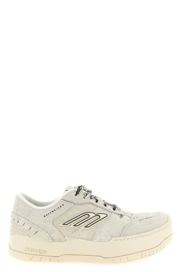 Balenciaga Hamptons Brushed Suede Sneakers