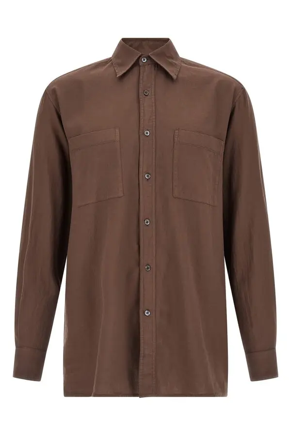 CELLAR DOOR Paul' Shirt - Brown