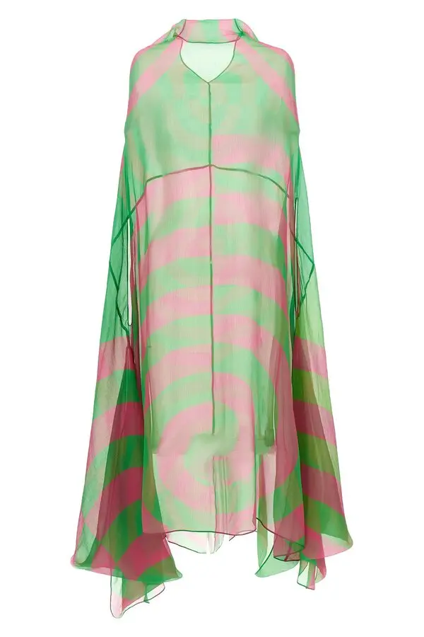 Dries Van Noten Ducy Silk Midi Dress