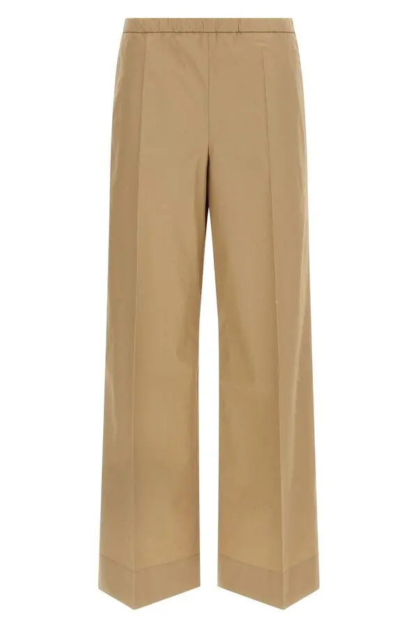 Moncler Grosgrain Logo Patch Pants