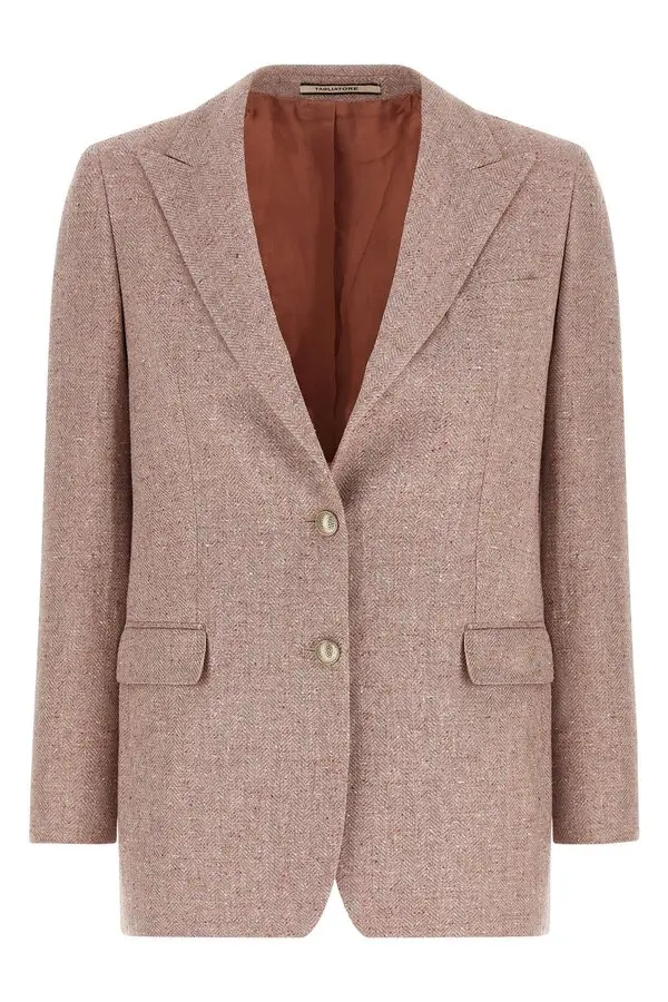 Tagliatore Bertha Single-breasted Bouclé Blazer