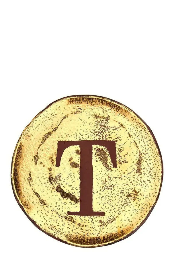 VETROFUSO T' Valet Tray - Gold