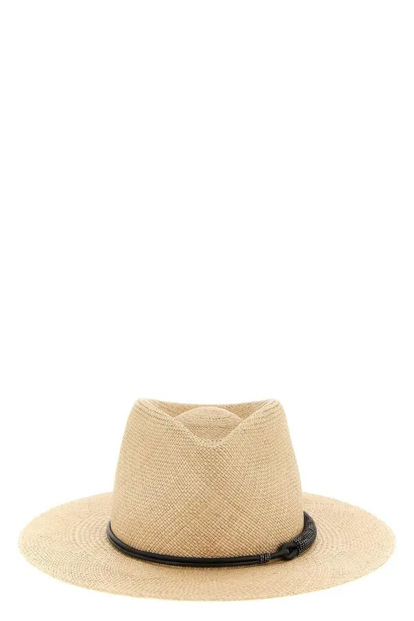 Brunello Cucinelli Monile Fedora Hat