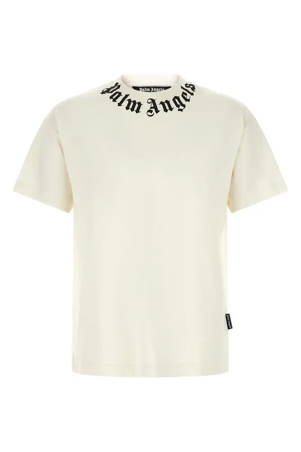 Palm Angels Neck Logo' T-shirt