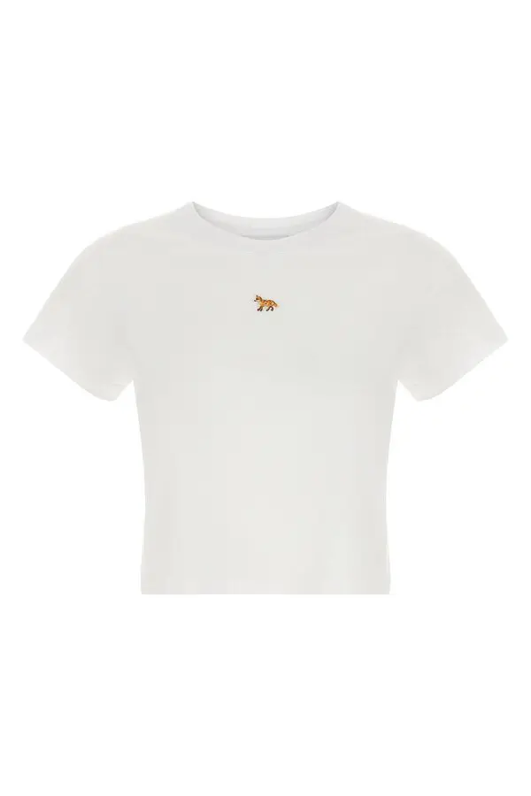 Maison Kitsuné Baby Fox' Cropped T-shirt