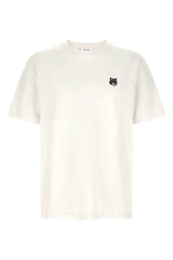 Maison Kitsuné Grey Fox Head' T-shirt - White