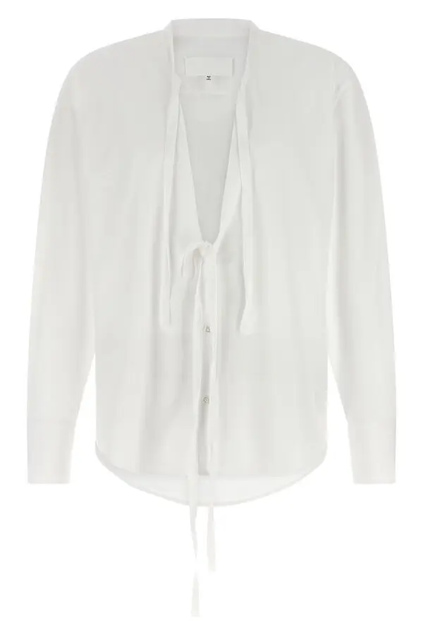 MAISON MARGIELA Raw Cut Hem Shirt