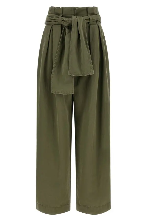 Balmain High-waist Serge Tapered Trousers