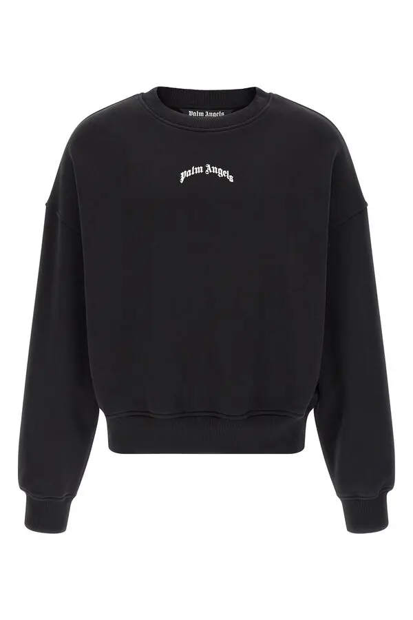 Palm Angels Back Curved Logo' Sweatshirt