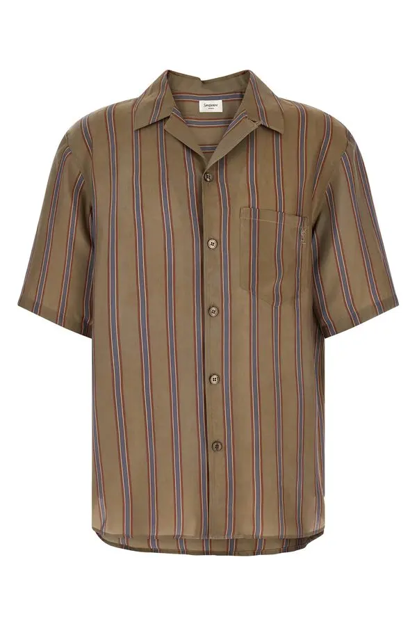 Saint Laurent Cassandre' Striped Shirt