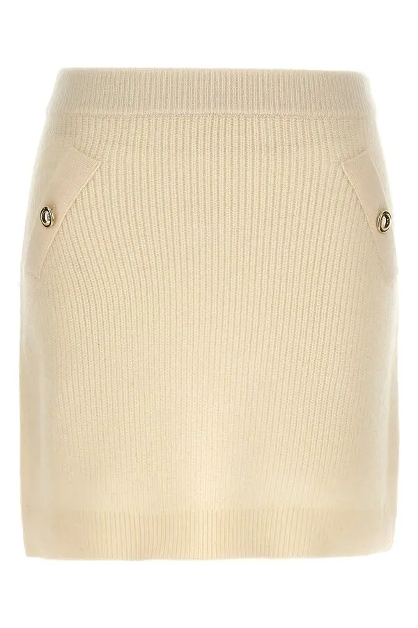 Michael Kors Knitted Skirt - White