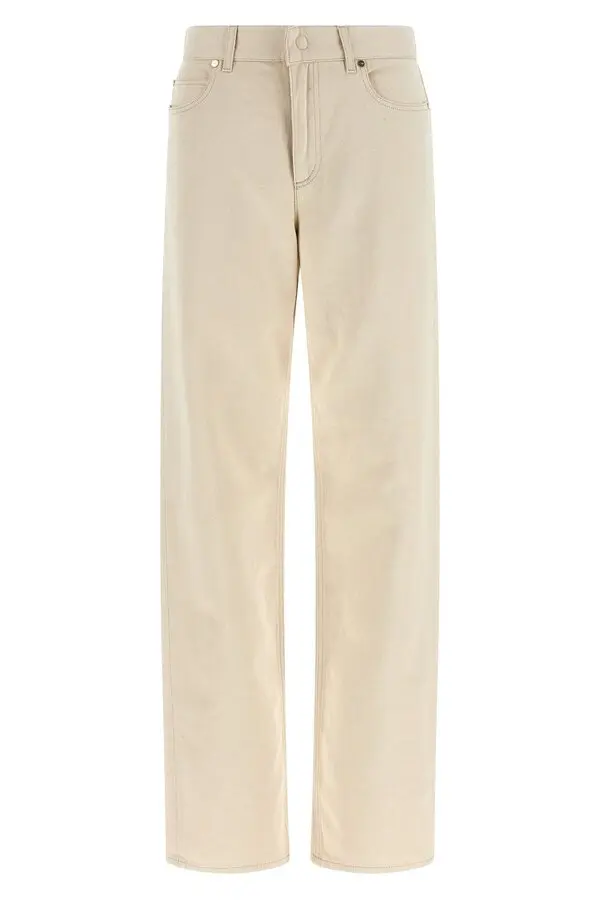 Fendi Ff Reverse Cotton Denim Jeans