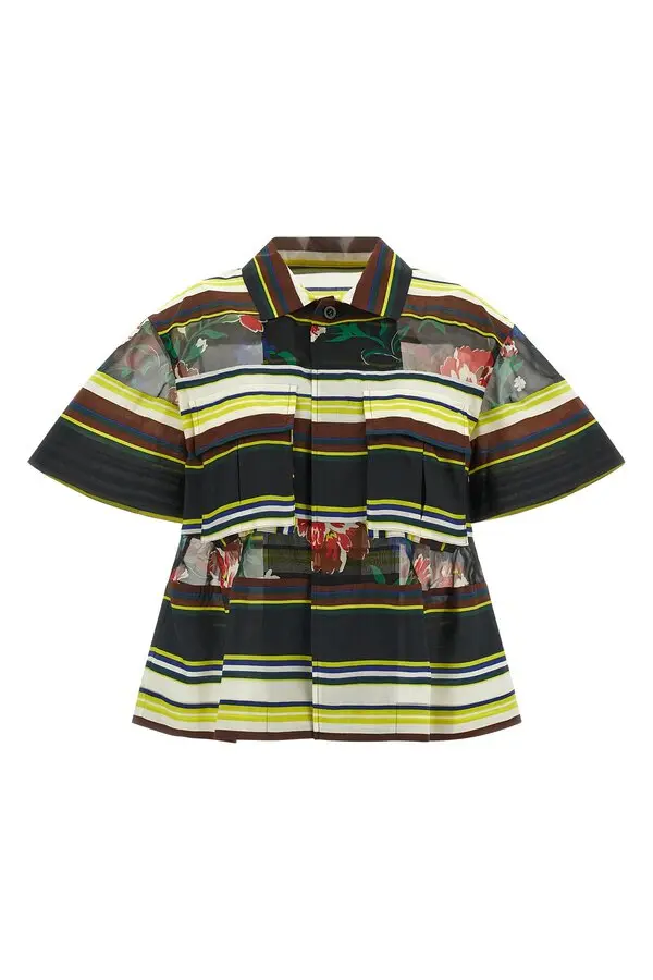Sacai Pattern Mix Shirt