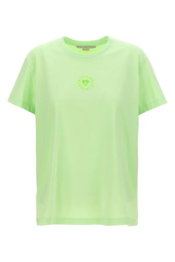 Stella McCartney Iconic Mini Heart T-shirt - Green