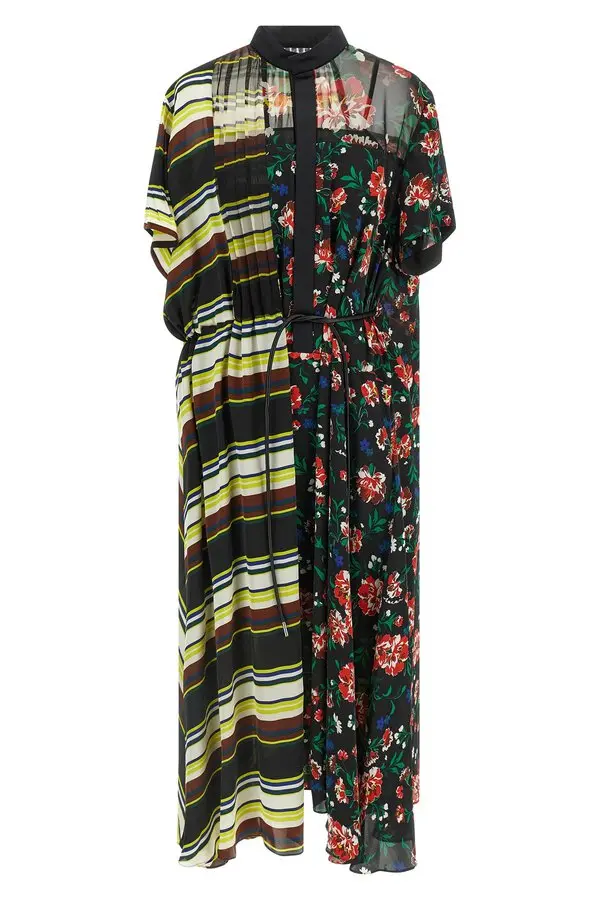 Sacai Pattern Mix Dress