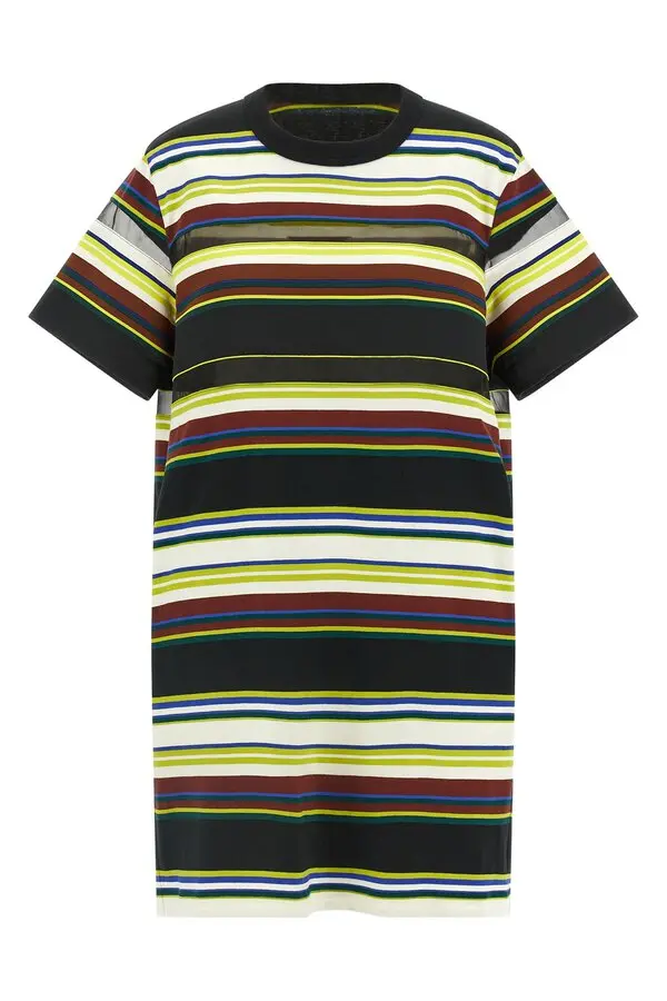 Sacai T-shirt Dress - Multi