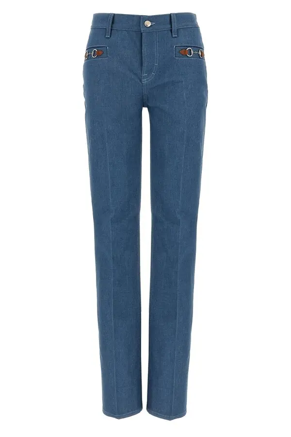 Gucci Morsetto' Jeans - Light Blue