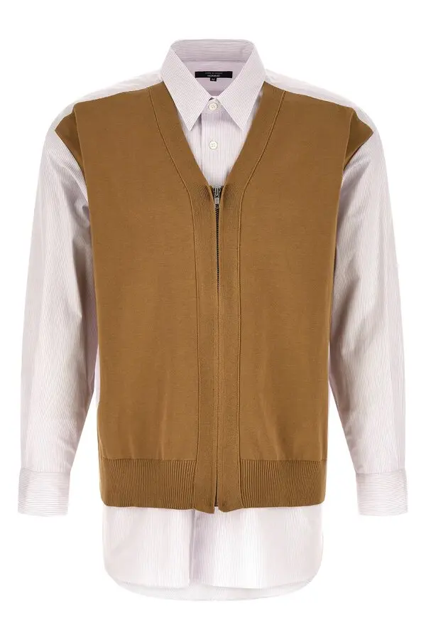 COMME DES GARҪONS HOMME Cardigan Insert Shirt