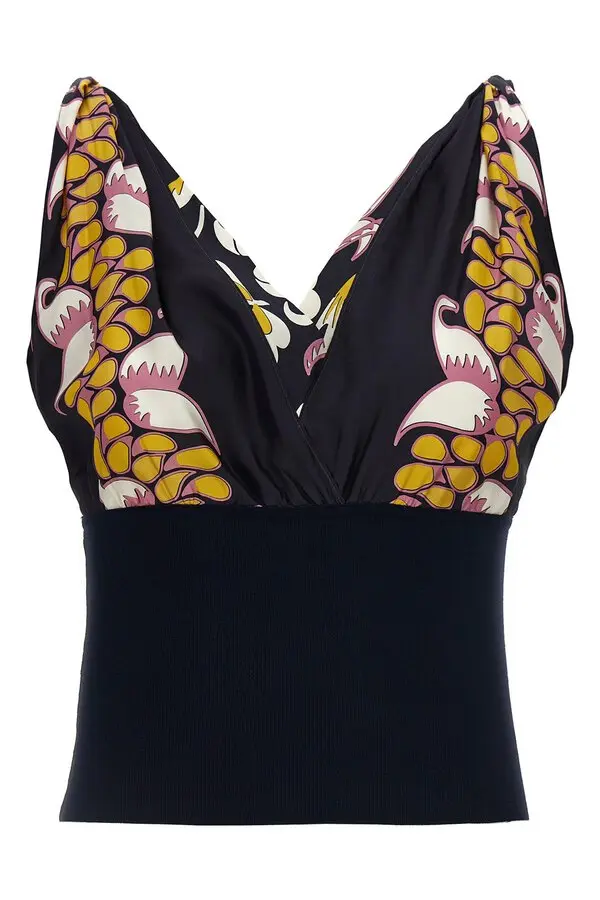 Tory Burch Printed Silk Top