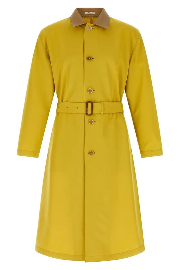 Auralee Wool Max Canvas Coat
