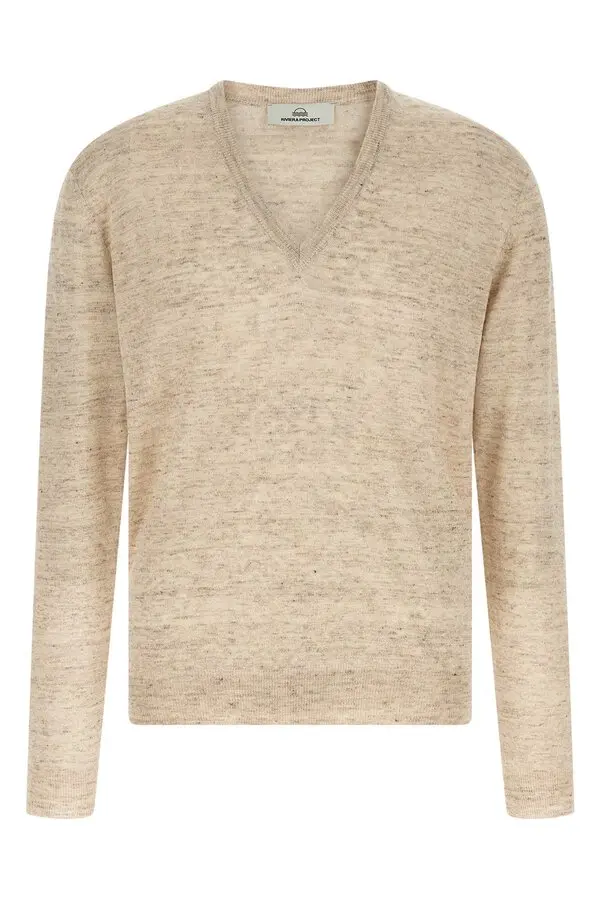 RIVIERA PROJECT Linen And Silk Sweater - Beige