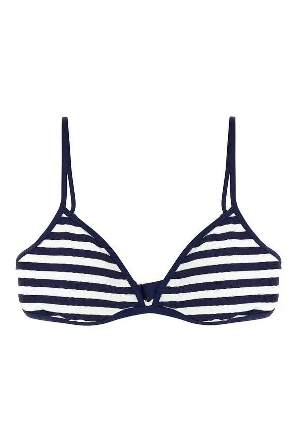 Polo Ralph Lauren Striped Bikini Top - Blue