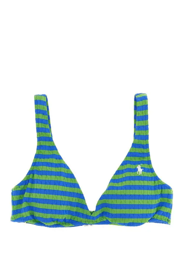 Polo Ralph Lauren Striped Bralette Bikini Top - Multi