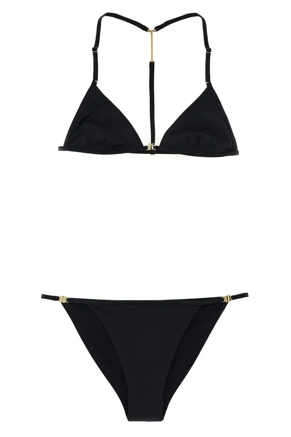 TOM FORD Metallic Detail Stretch Jersey Bikini