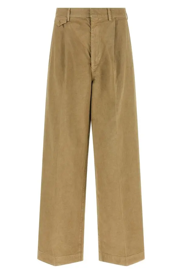Auralee Finx Cotton Trousers