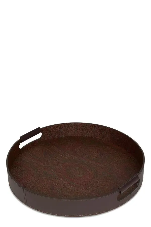 Etro Arnica Round Tray - Brown