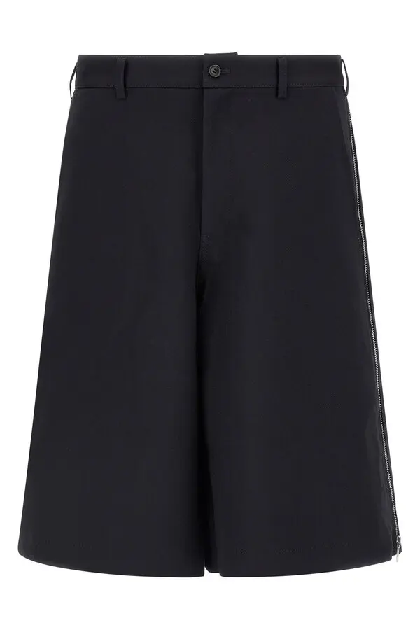 Comme Des Garçons Zip Bermuda Shorts