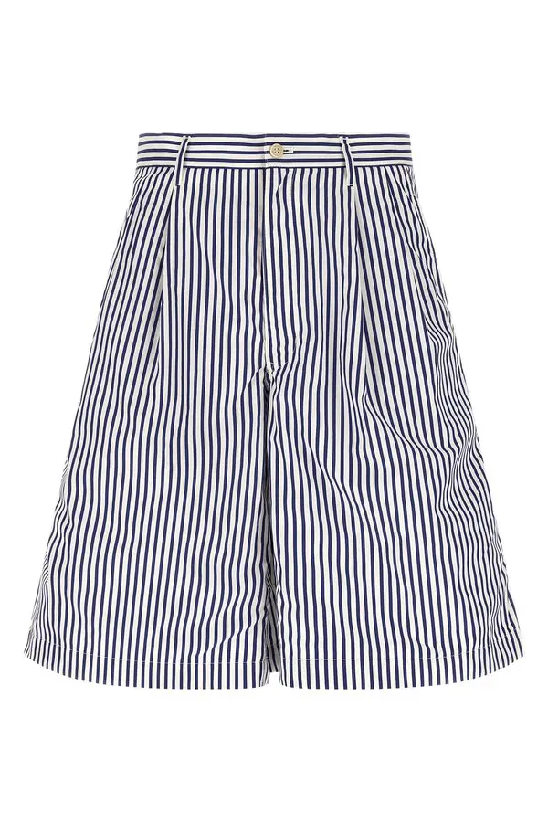 Comme Des Garçons Cotton Bermuda Shorts