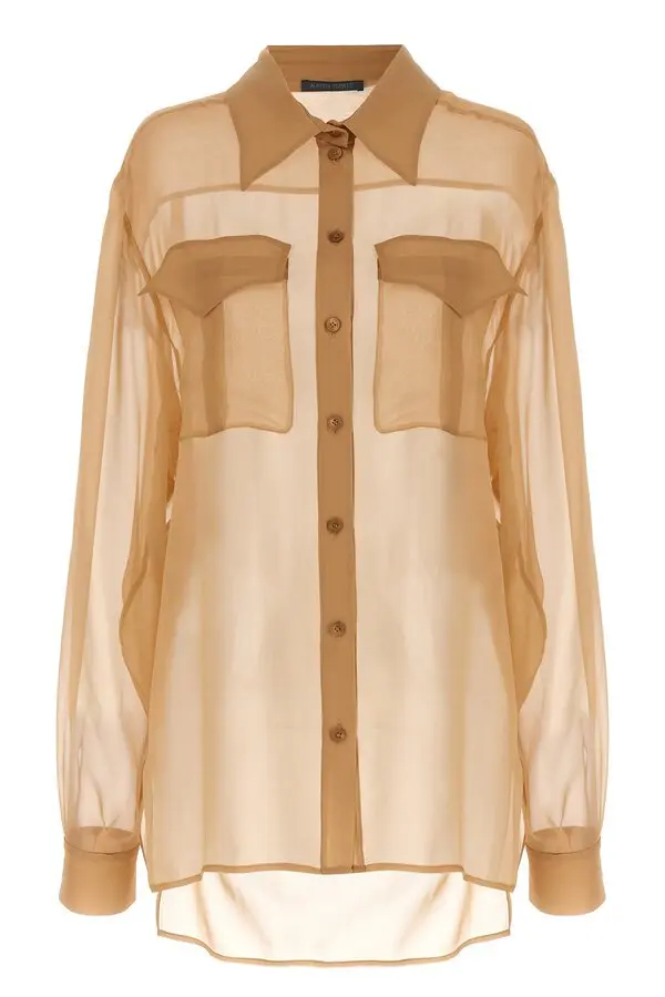 Alberta Ferretti Chiffon Shirt