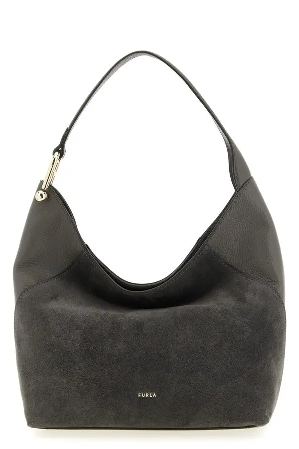 Furla Lara Medium Shoulder Bag - Gray