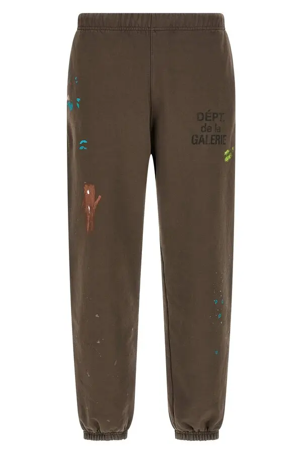 GALLERY DEPT. Gd French Logo' Joggers - Brown