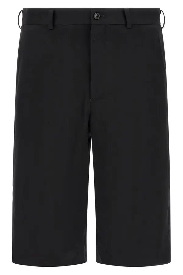 Comme Des Garçons Zip Bermuda Shorts