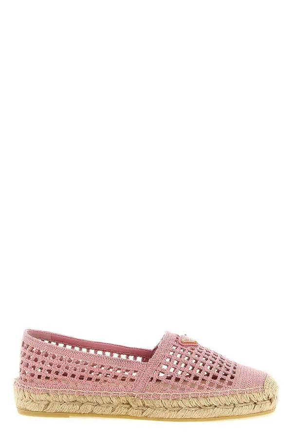 Prada Crochet Knitted Espadrilles