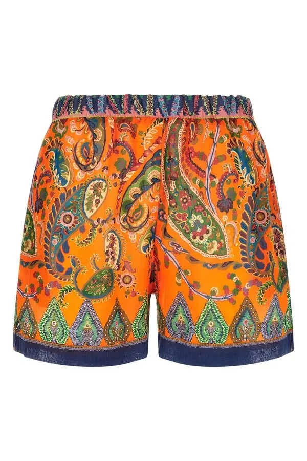 Etro Ramie Shorts
