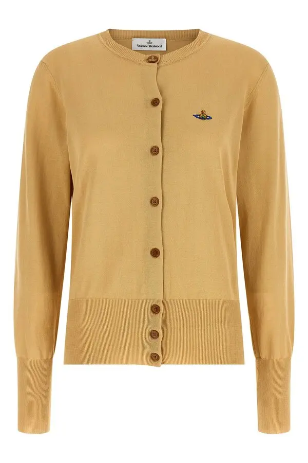 VIVIENNE WESTWOOD Bea Cotton Cardigan - Beige