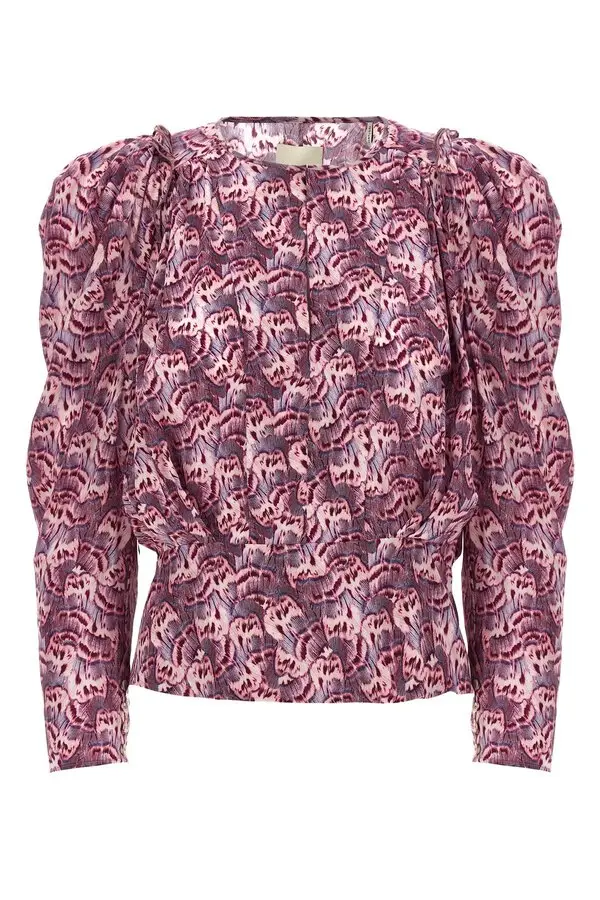 Isabel Marant Étoile Zarga Silk Blouse - Multi