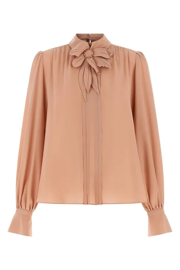 Valentino Garavani Crêpe Top - Pink
