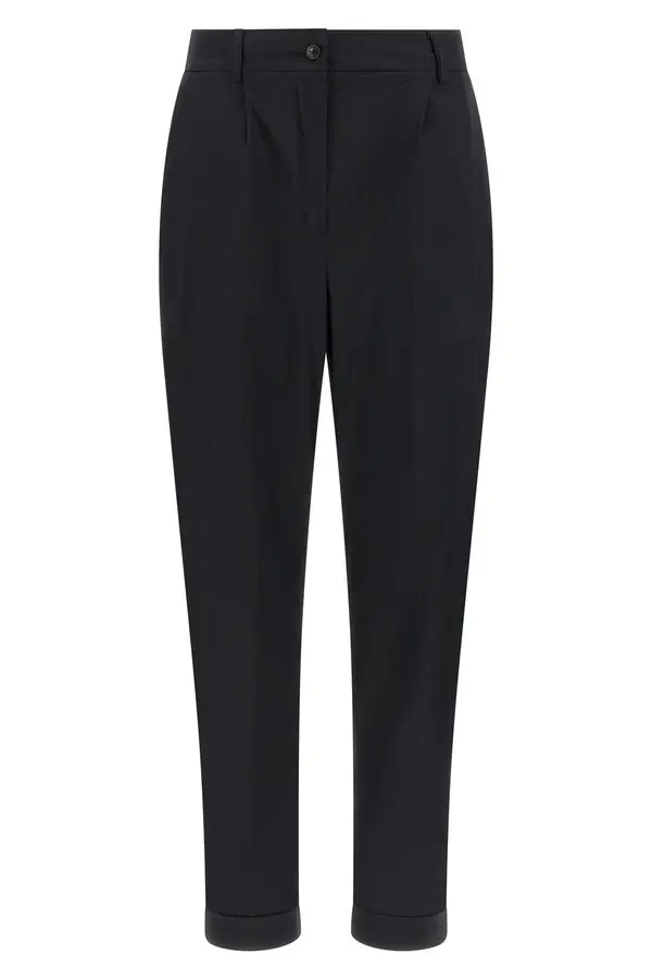 Kiton Stretch Cotton Poplin Trousers