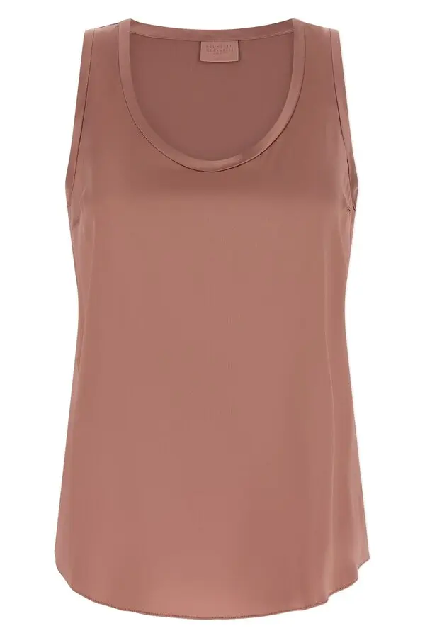 Brunello Cucinelli Satin Top