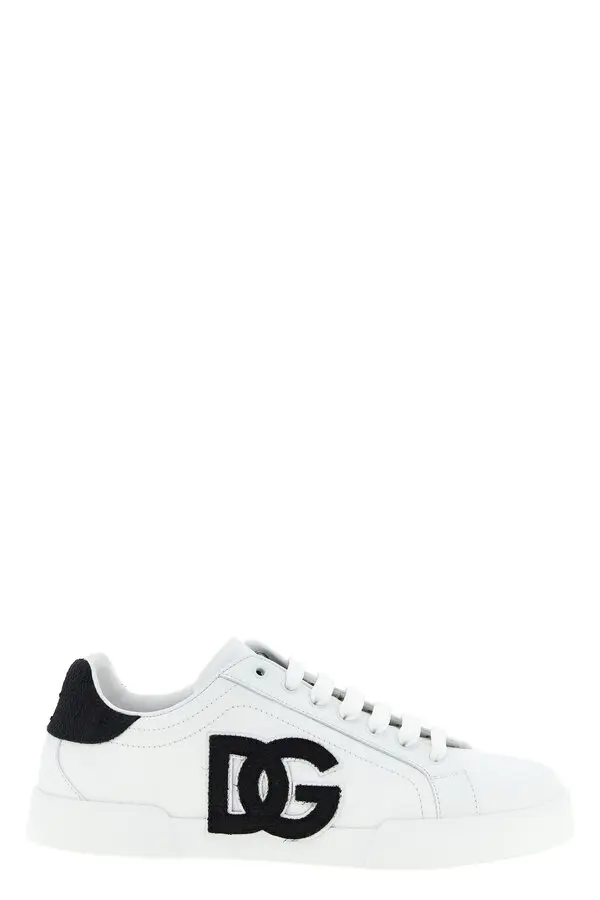 Dolce & Gabbana Portofino Light Strobel' Sneakers - White/black