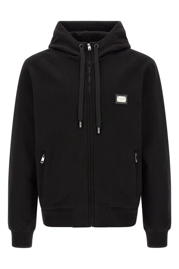 Dolce & Gabbana Logo Plaque Hoodie