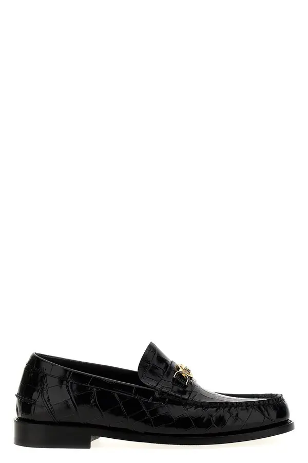 Versace Medusa '95 Coconut-print Leather Loafers